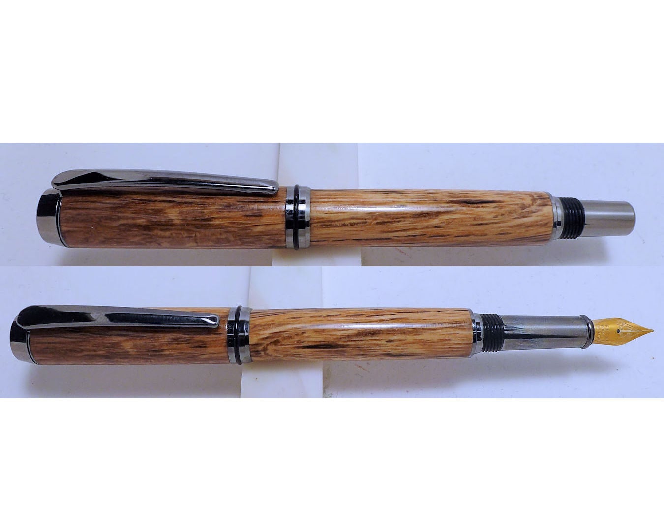 WO Baron - #2311845 - Fountain Pen - Black Titanium | Olde Wye Pen Company